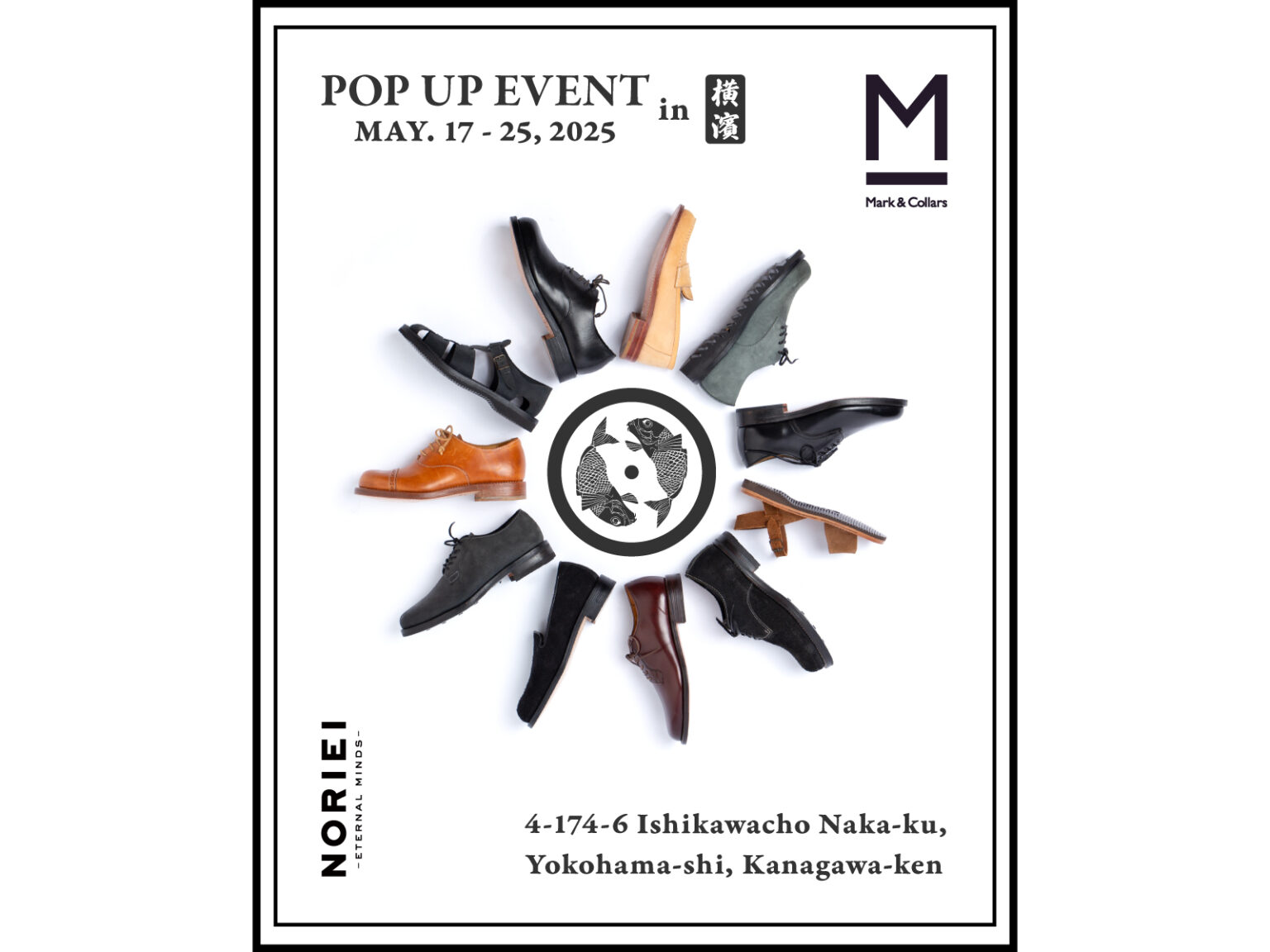 POP UP EVENT at MARK&COLLARS 5.17 Sat. – 25 Sun. | NORIEI